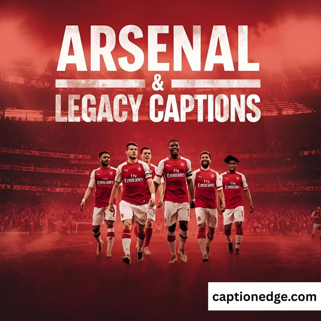 250+ Gooner Captions: Arsenal FC Captions for True Fans