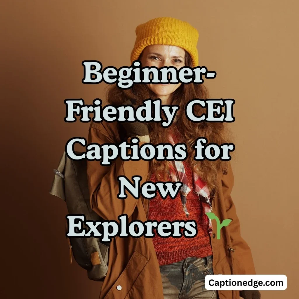 465+ CEI Captions for Creative Expression